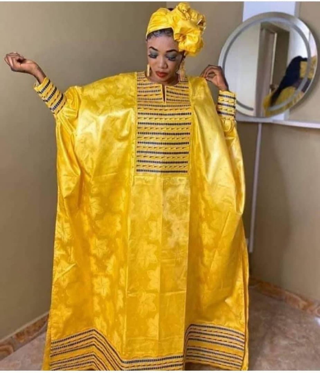 BAZIN RICHE, Bazin Dress, Senegal Dress, Senegalaise, African Dress ...