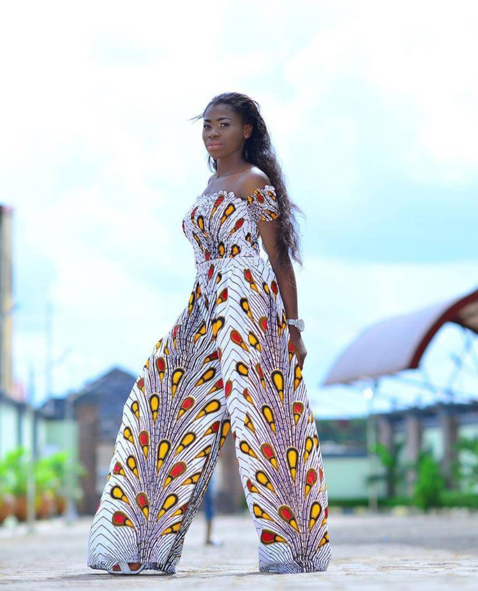 Gbemi African Crop Top and Palazo Pants Set / African Clothing for ...
