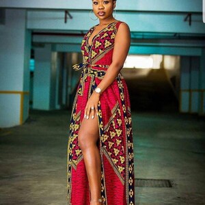 SAS AFRICAN DRESS, African Clothing for Women, Anniversary Gift, Ankara ...