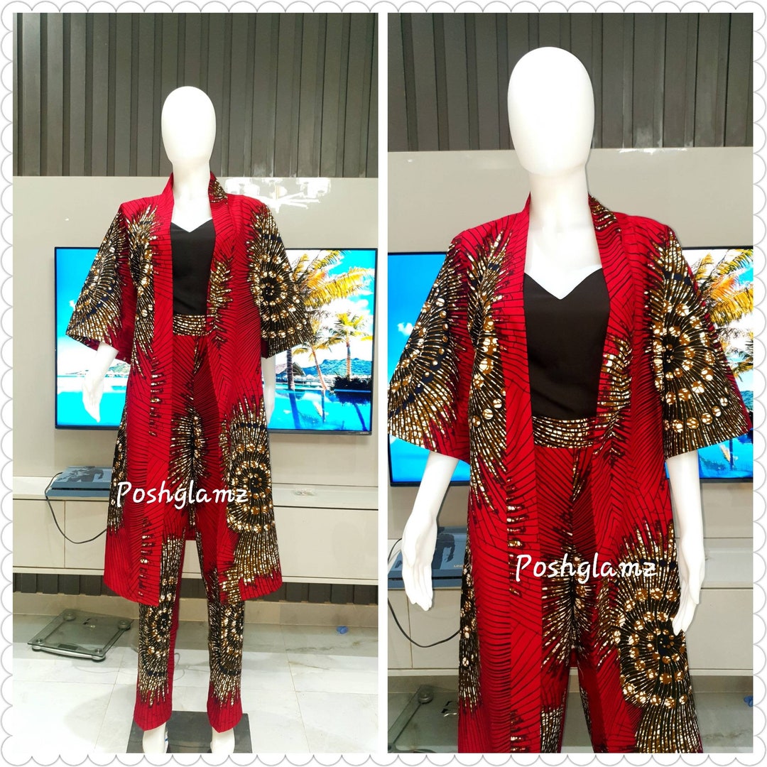 GBEMIKE WOMEN PANTS Set, African Clothing for Women, Anniversary Gift ...