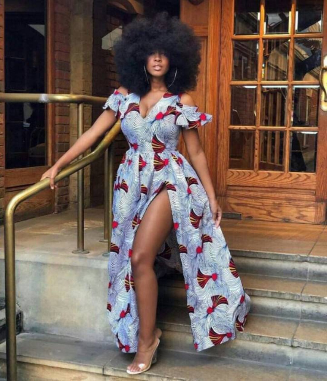 Lizzy African Print Dress, African Clothing for Women, African Maxi ...