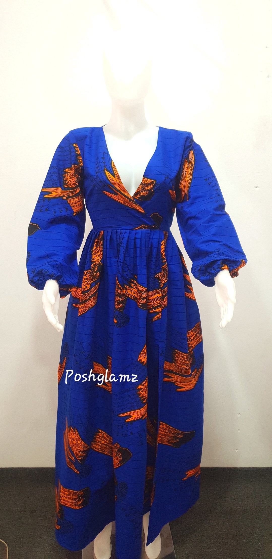 ANKARA MAXI DRESS, African Dress, Romantic Arike Gorgeous Suitable ...