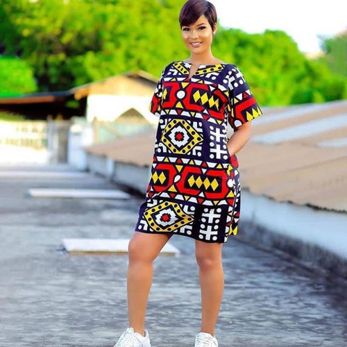 Timi African Clothing African Print Dress for Women - Etsy