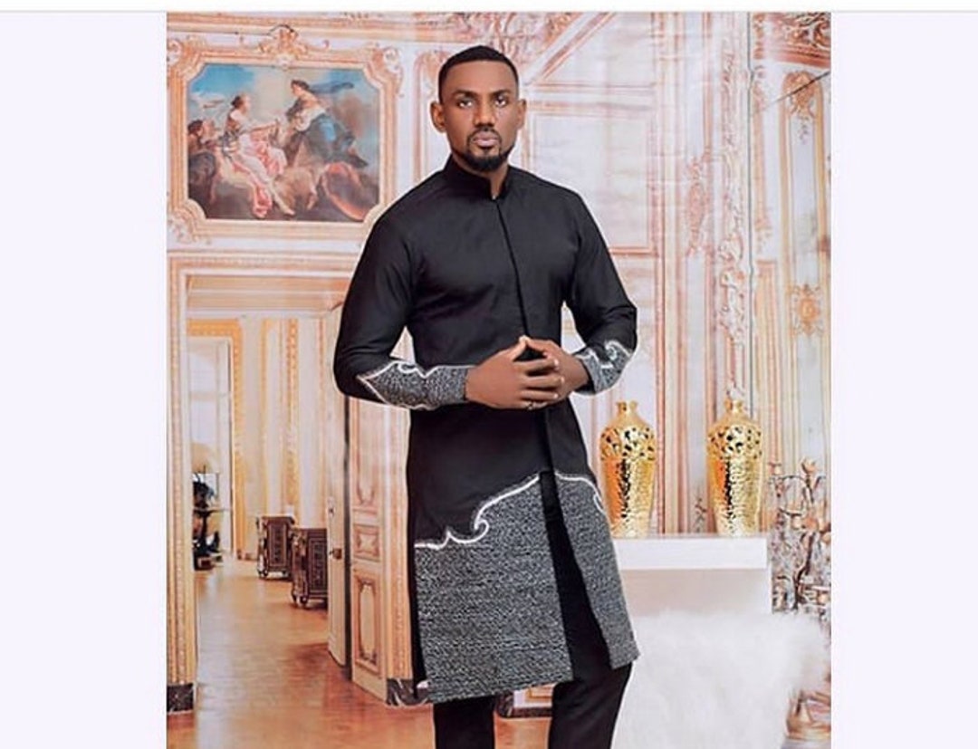 2 Piece African Dress for Men Dashiki Festival Suit Gift for Him ...