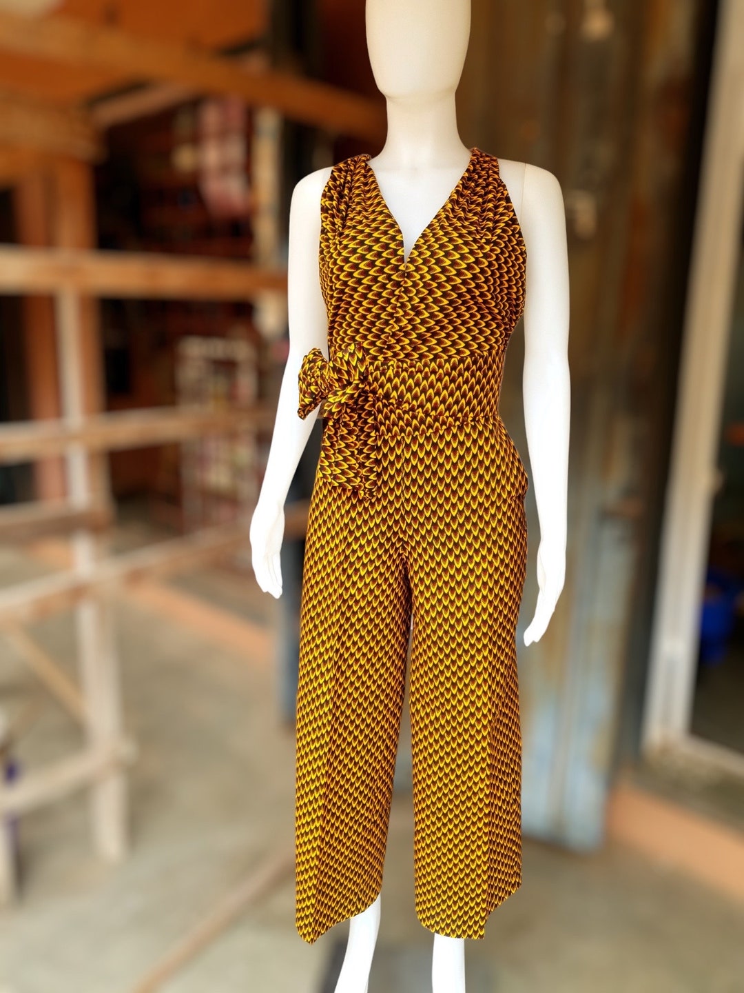 Anu African Infinity Jumpsuit / Ankara Jumpsuit / Women Clothing - Etsy