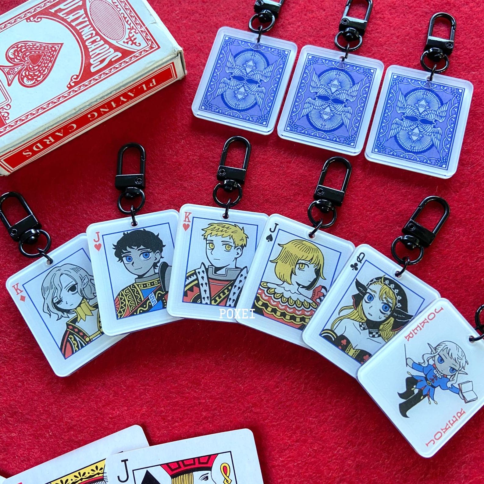 Dungeon Meshi Playing Card Charms - Etsy