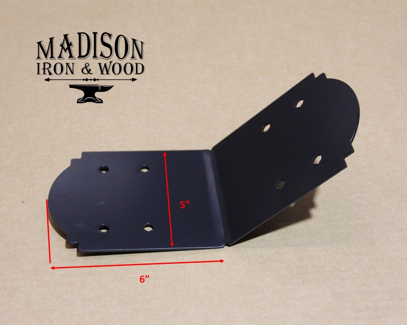 45 Degree / 135 Degree Bent Brackets for Wood Post /for - Etsy