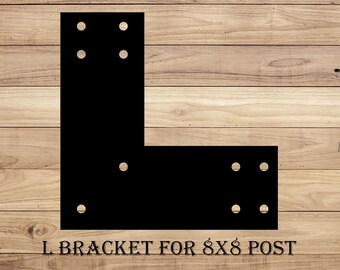 8x8 Post Bracket - Etsy