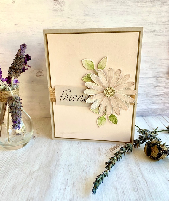 Greeting Cards Daisy Cards Friendship Cards Handmade | Etsy