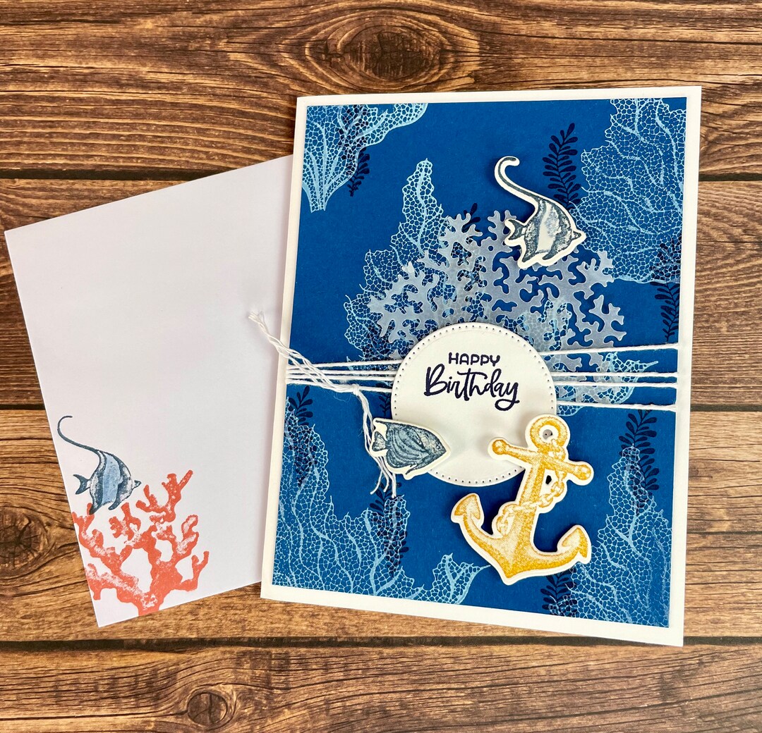 Ocean, Angelfish ,anchor, Coral Reef, Bank Cards, Ocean Cards ...