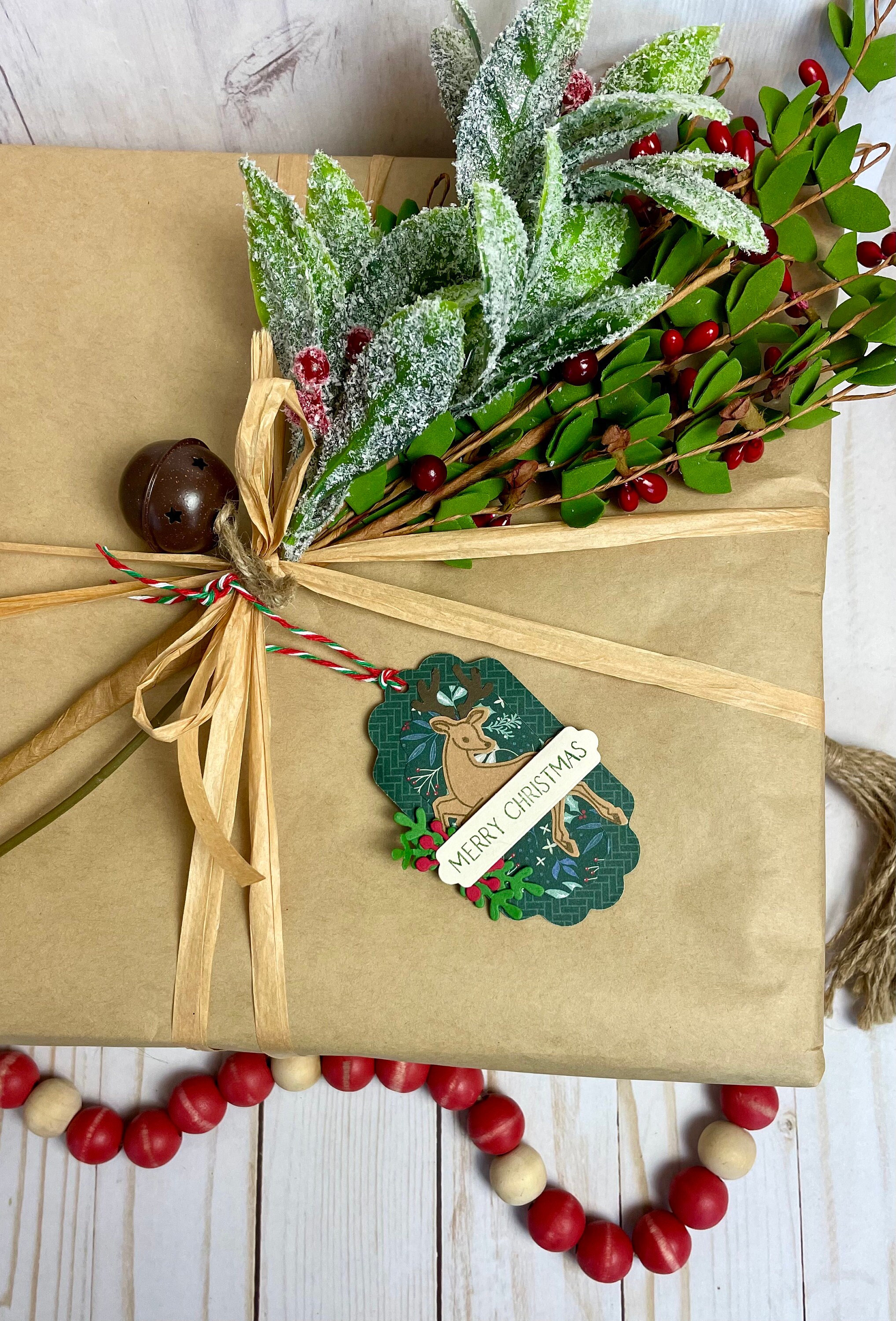 Deer Christmas Tags, Set of Tags, Christmas Gift Tags, Xmas Gift Tags ...