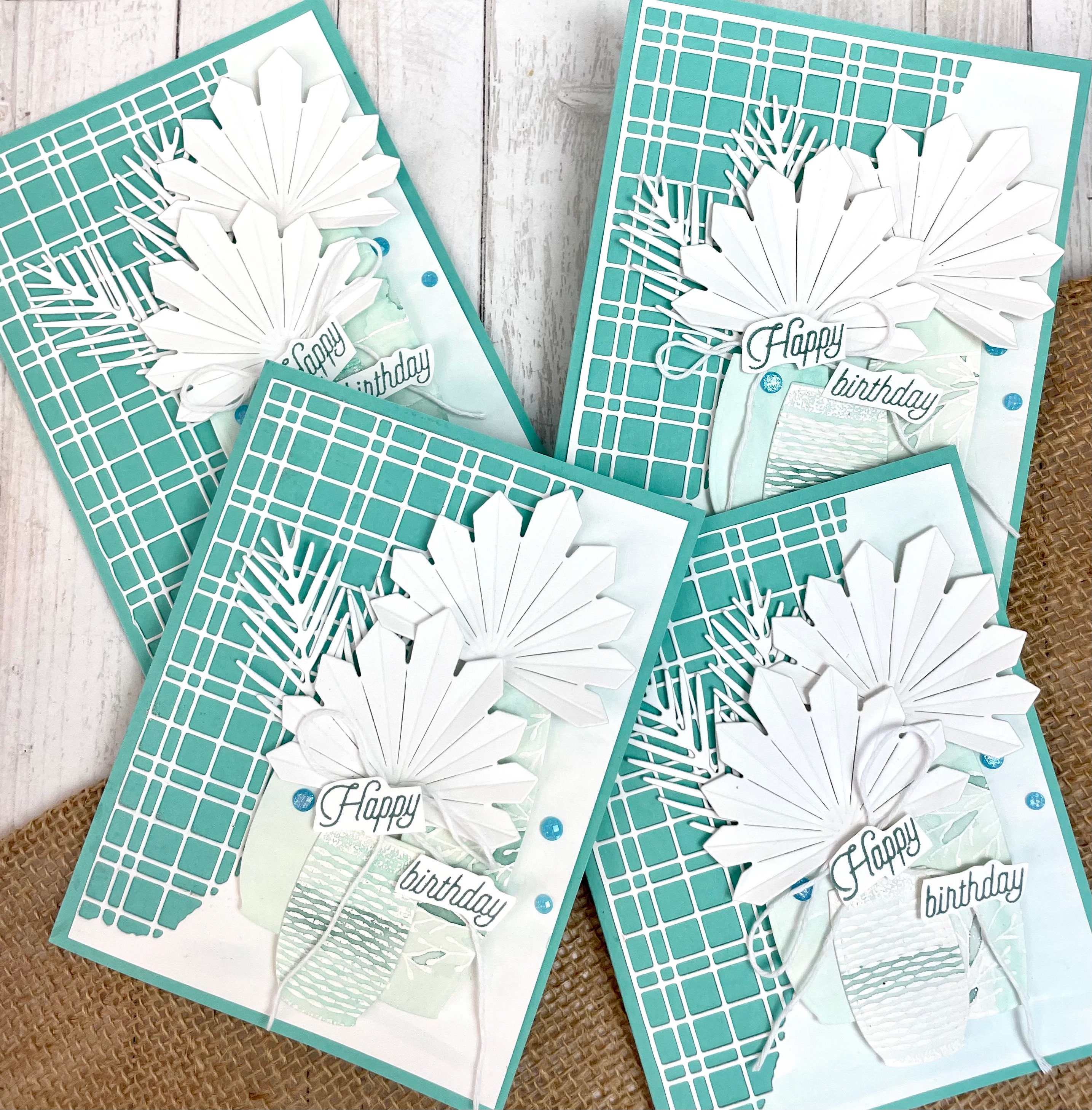 Happy Birthday, Pots , Palms, Earthen Textures, Stampin Up, Greetings ...