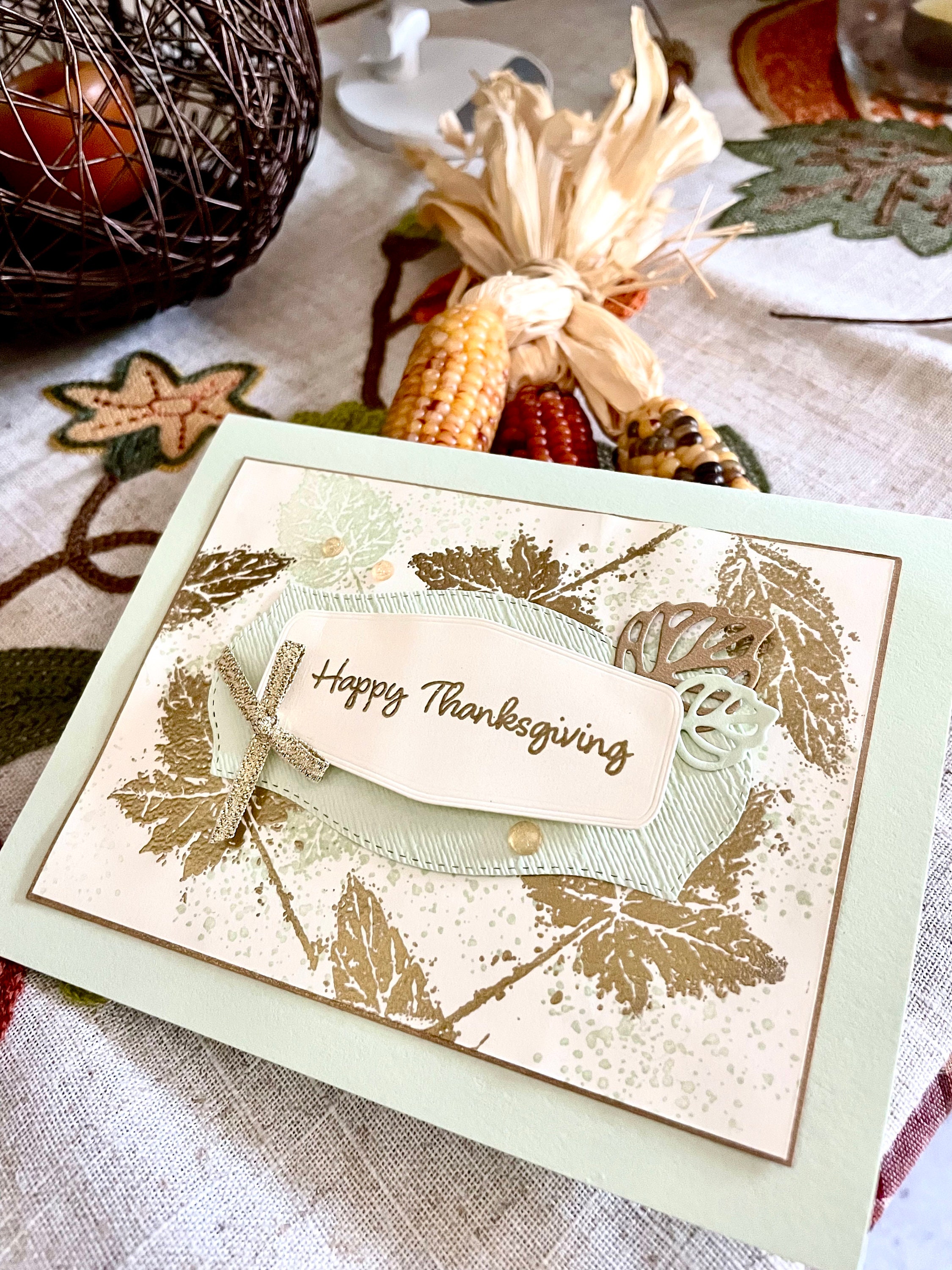 Thanksgiving Cards Holiday Card Handmade Thanksgiving Card - Etsy