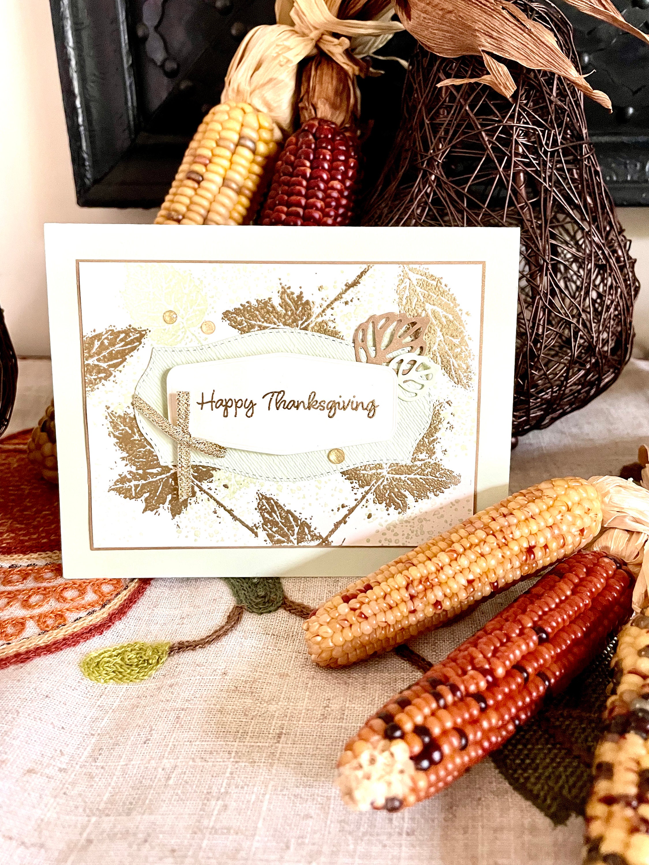 Thanksgiving Cards Holiday Card Handmade Thanksgiving Card - Etsy