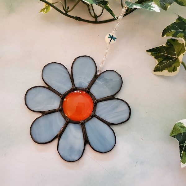 Stained Glass Daisy - Etsy