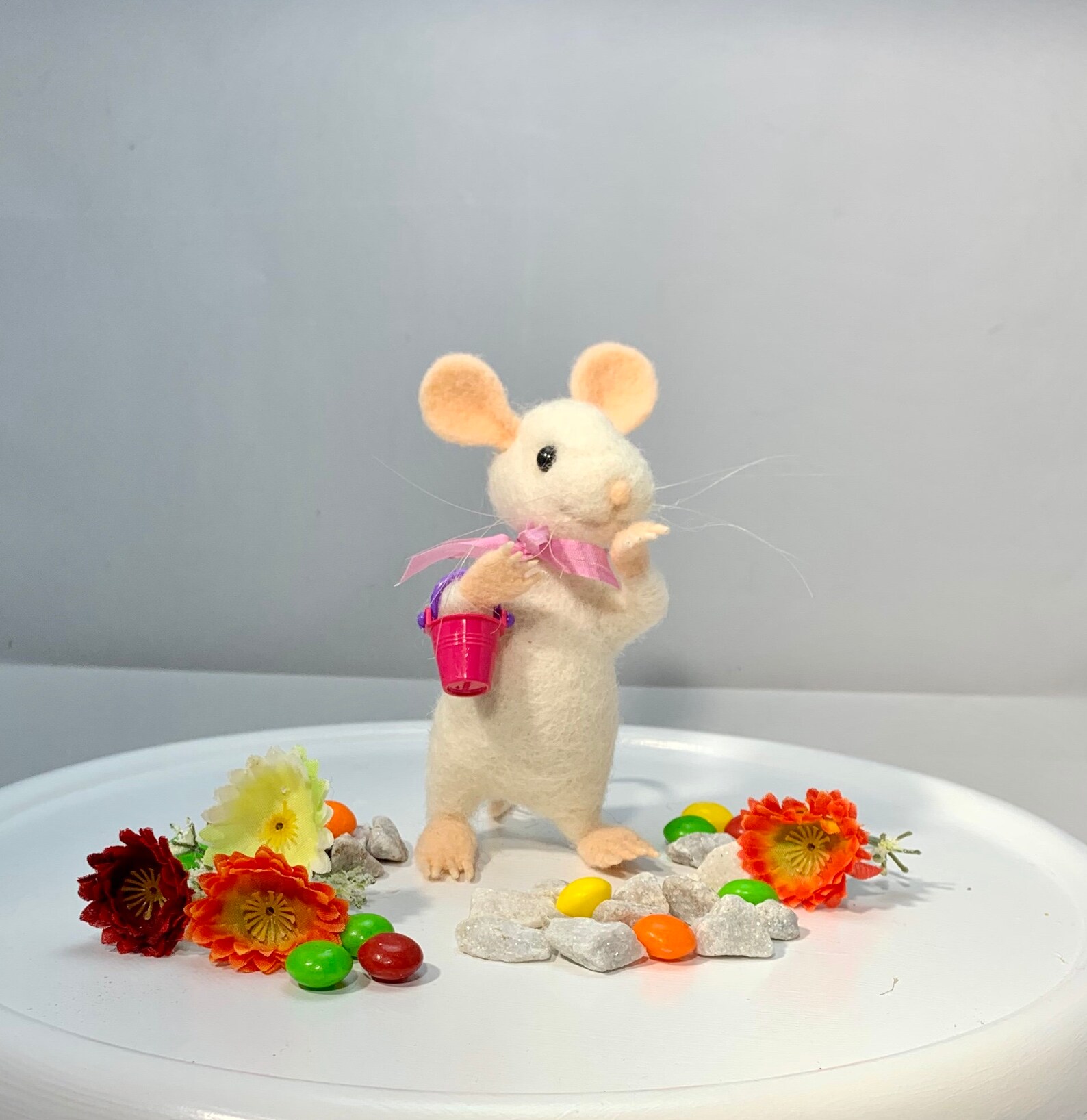 Needle Felted Mouse - Etsy