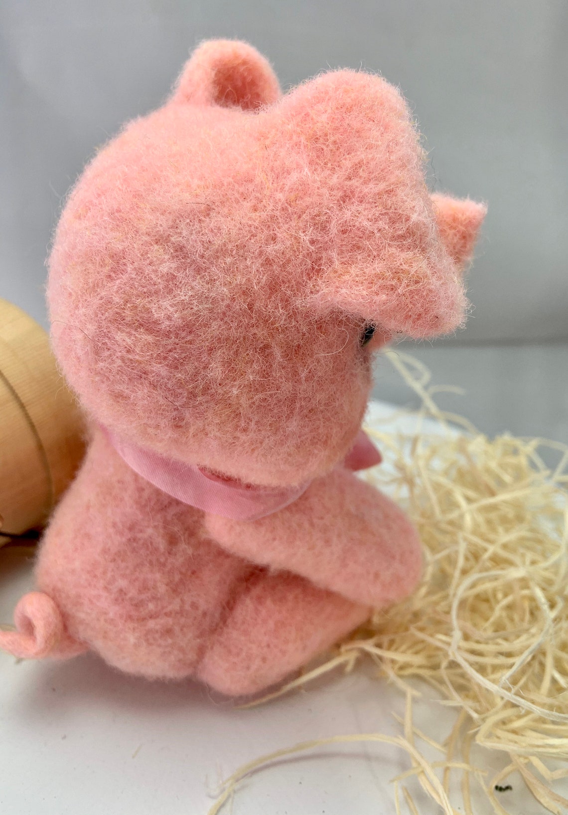 Needle Felted Pig - Etsy
