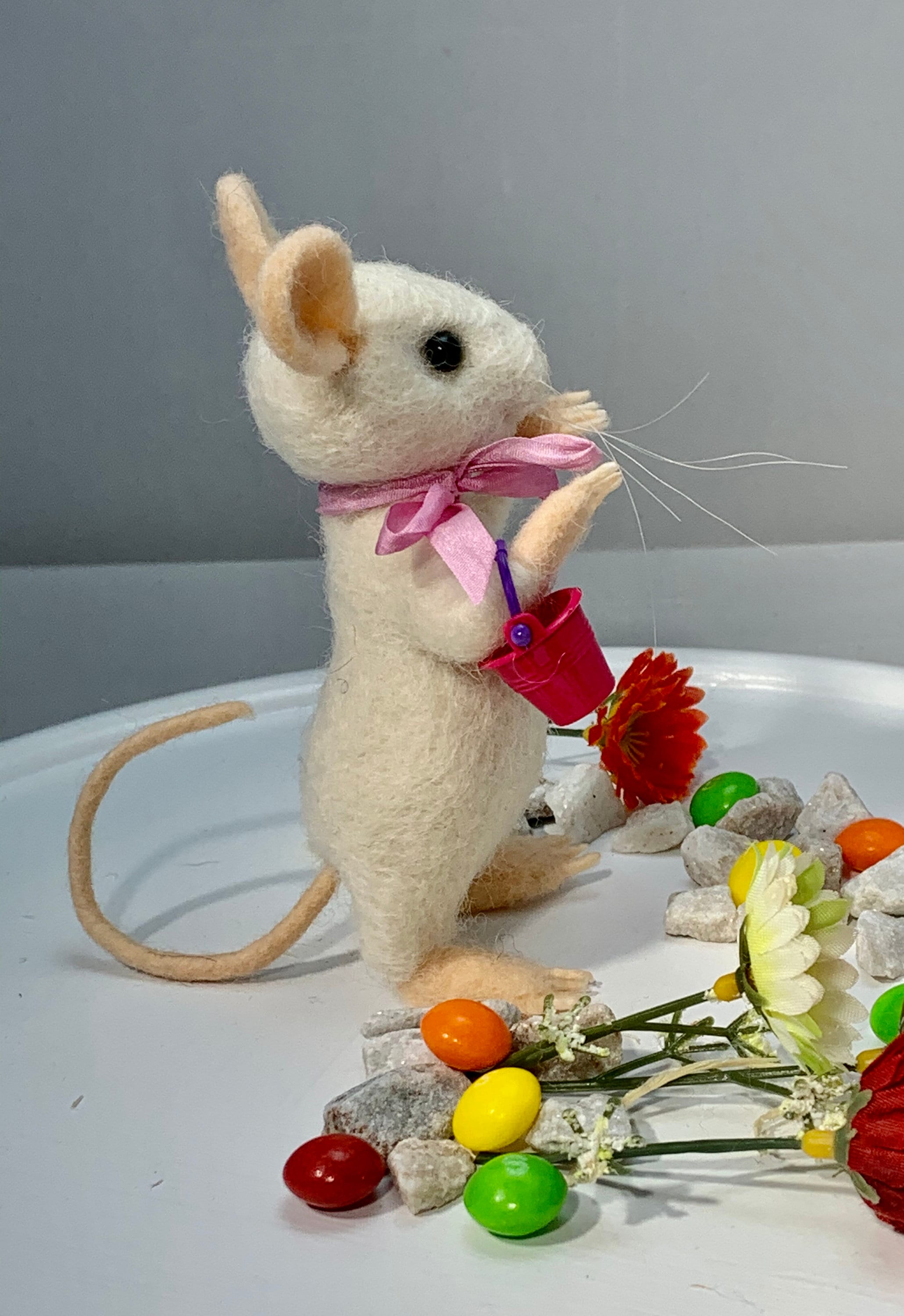Needle Felted Mouse - Etsy