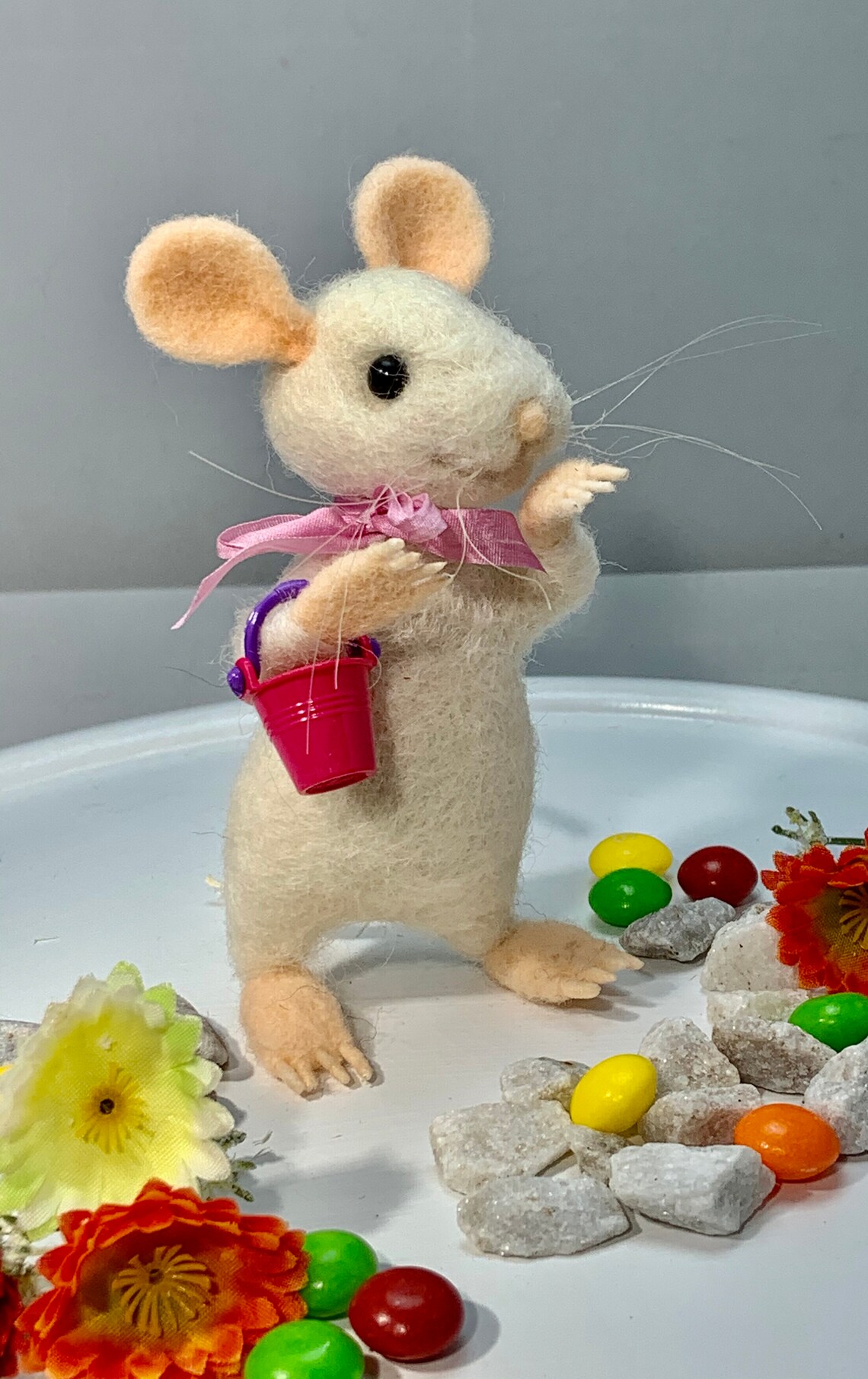 Needle Felted Mouse - Etsy