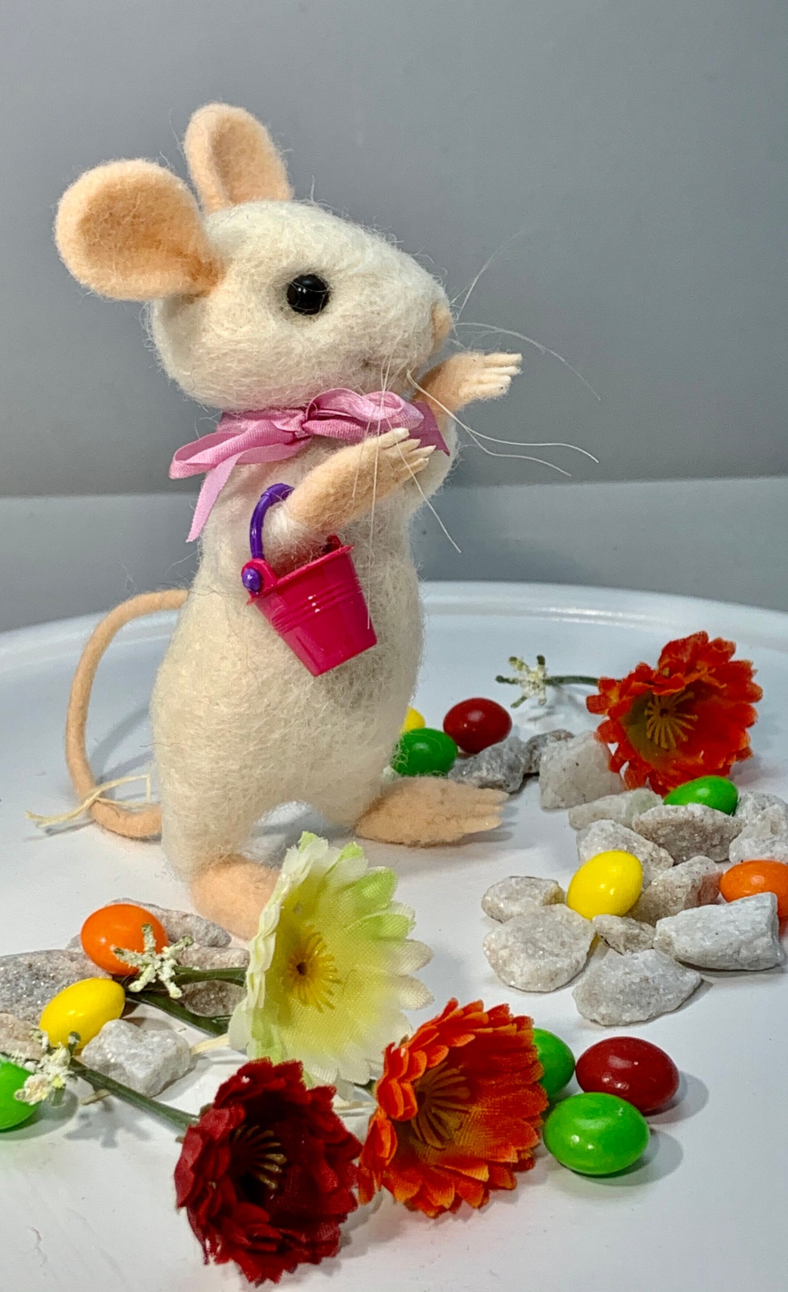 Needle Felted Mouse - Etsy