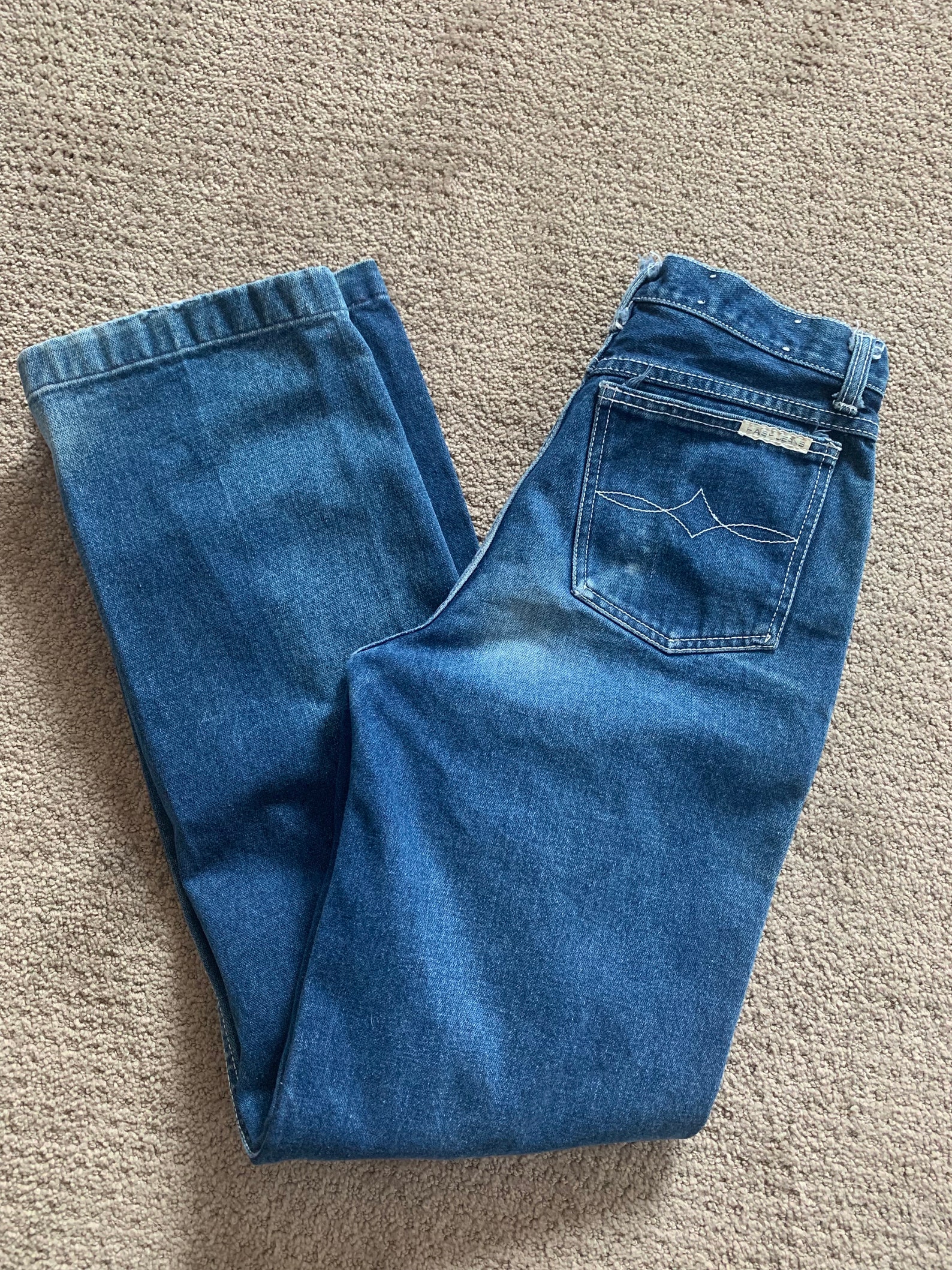 Vintage Jeans / Vintage Hash Jeans / 1970's Jeans Boho / | Etsy