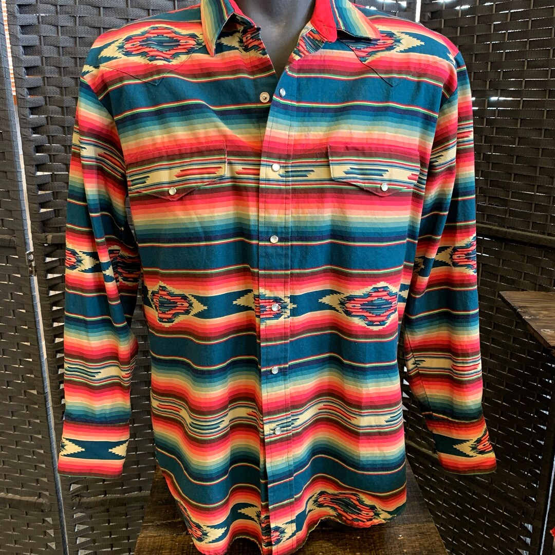 Vintage Western Shirt Vintage Roper Shirt Vintage Western Shirt Long ...