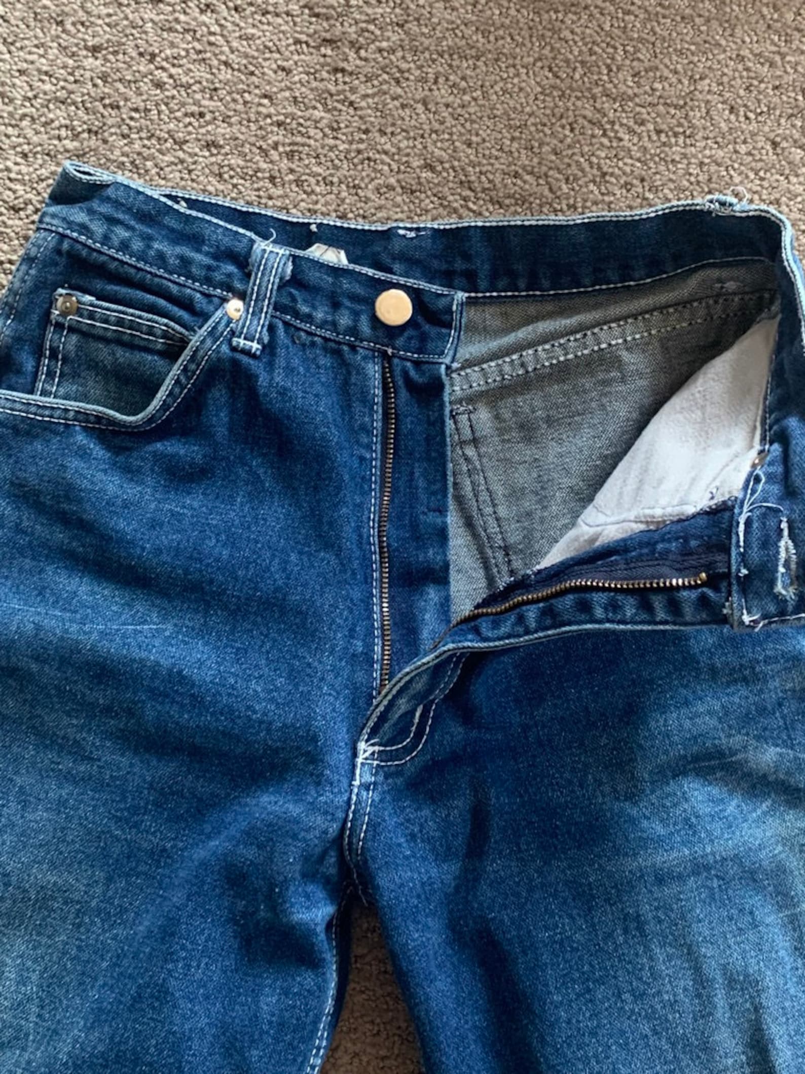 Vintage Jeans / Vintage Hash Jeans / 1970's Jeans Boho / | Etsy