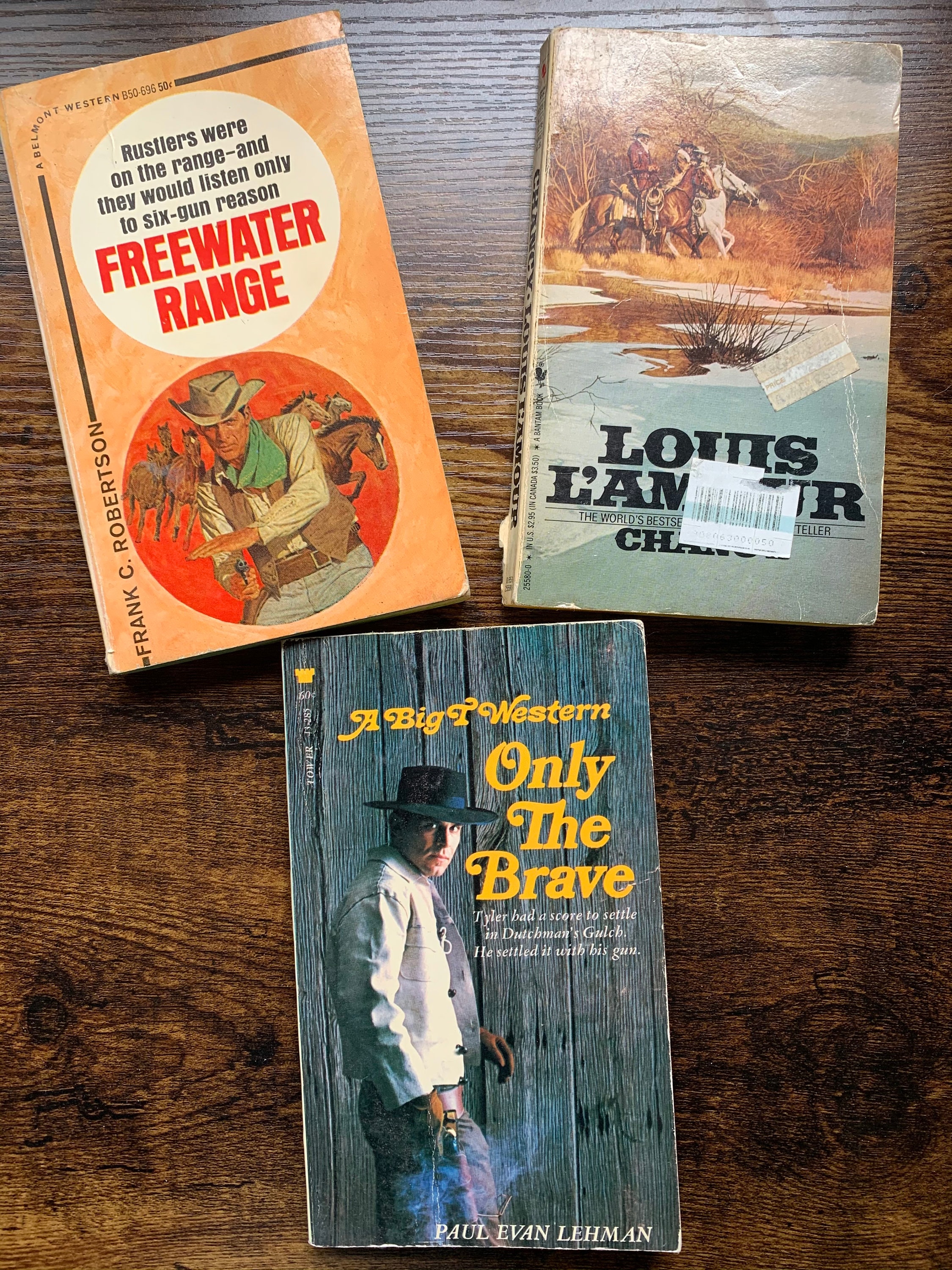 Vintage Western Books Set of 3 Western Vintage Books 60's Western ...