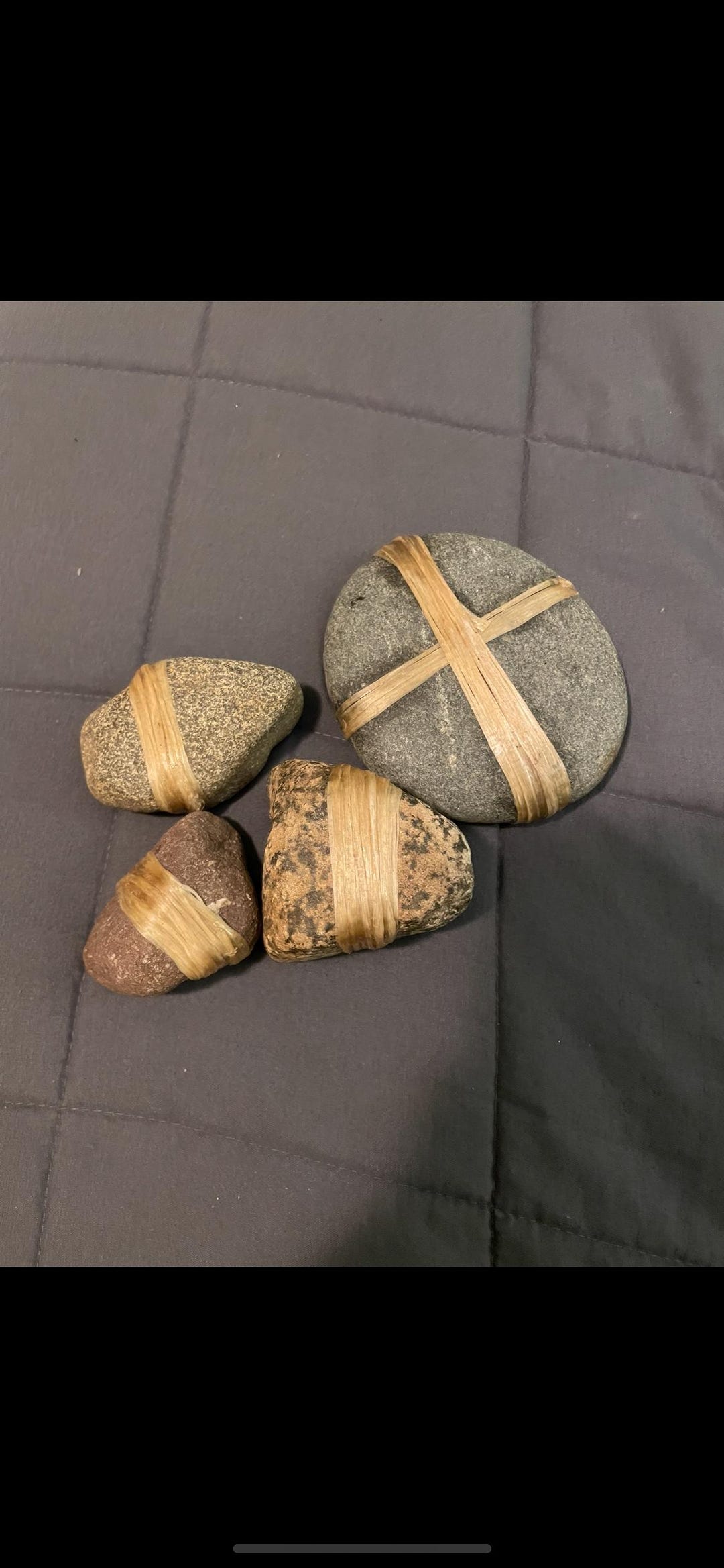 Rock Art Wrapped Rocks - Etsy
