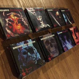 10 DVD CUSTOM SCREAMBOX Set New & Sealed Screamtime Films - Etsy