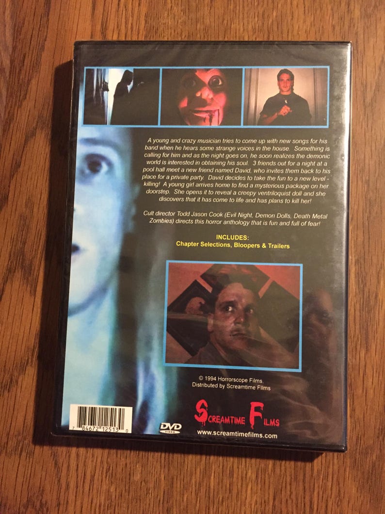 HORRORSCOPE - Horror DVD NEW and Sealed Screamtime Films - Etsy