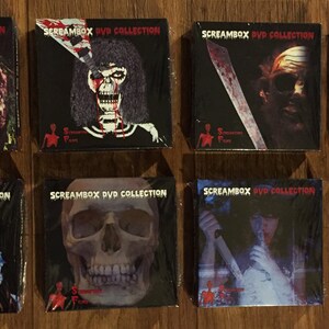 10 DVD CUSTOM SCREAMBOX Set New & Sealed Screamtime Films - Etsy