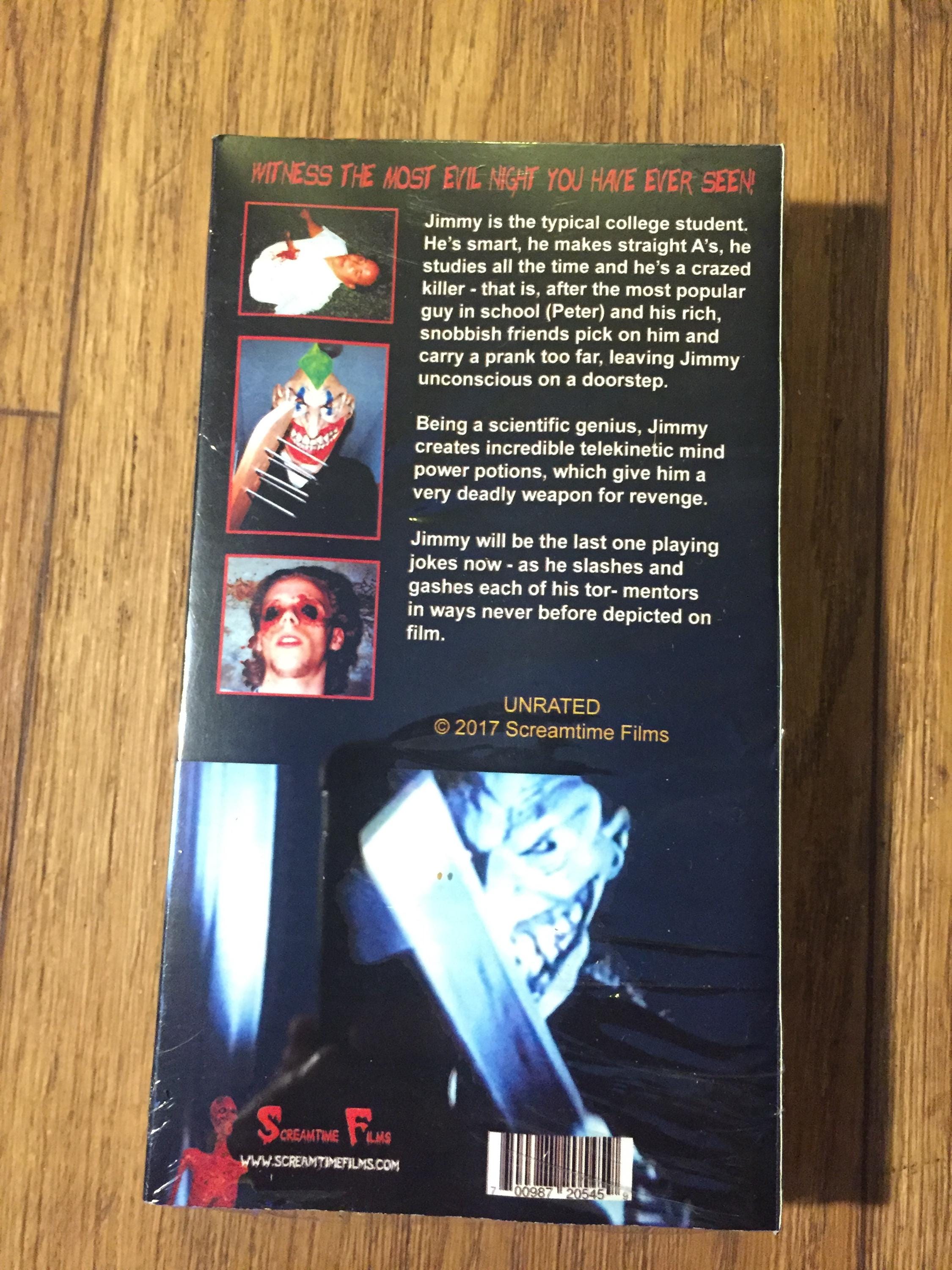 Evil Night - Horror Clown Slasher VHS NEW and Sealed - Etsy