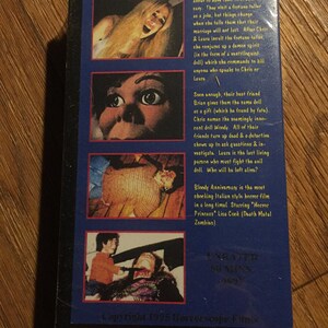 The Dummy - Horror VHS Screamtime Films NEW and Sealed - Etsy
