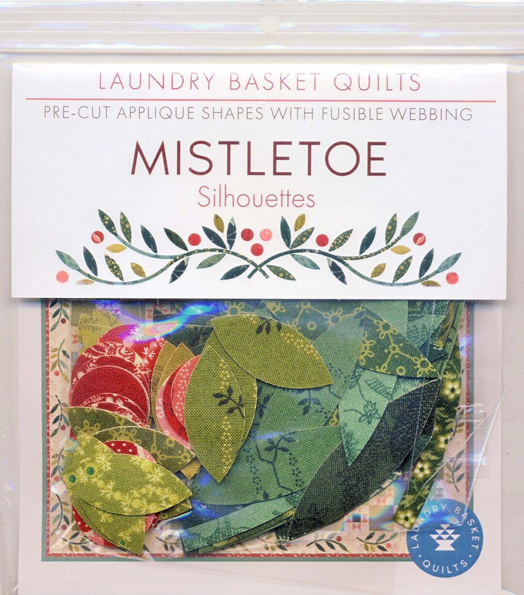 Mistletoe Laser Cut Silhouettes -71 Fusible Shapes for Applique - Edyta ...