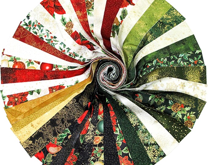 Jingle Pop Jelly Roll *generation 11 - GOLD* ~40 Pieces~ From: Hoffman ...