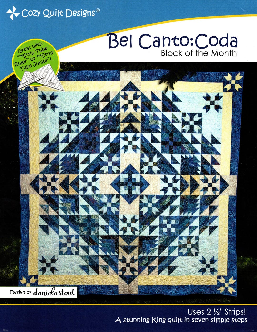 Bel Canto: Coda * Uses 2.5" Strips! *A Strip Club Quilt Pattern* by Daniela Stout - Cozy Quilt ...
