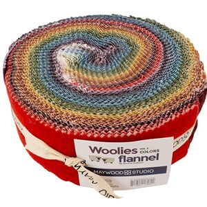 Woolies Flannel - Colors Vol 2 *jelly Roll - 40 Pieces* By: Bonnie ...