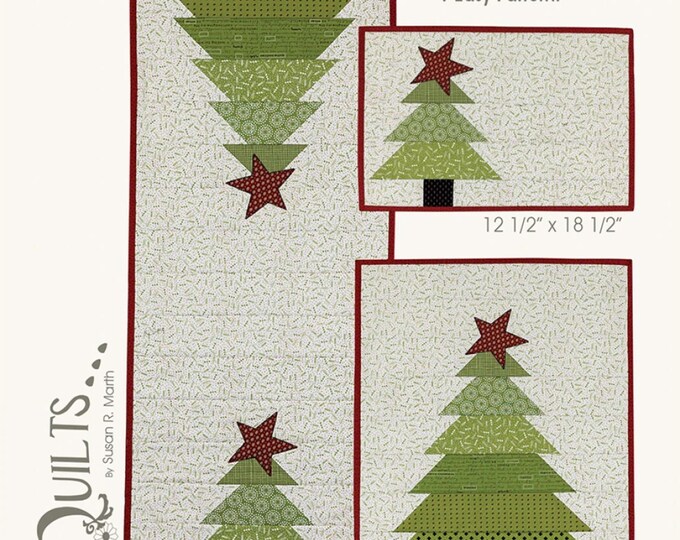 Christmas Pines * Wall Quilt* Table Runner * Placemat Pattern * By ...