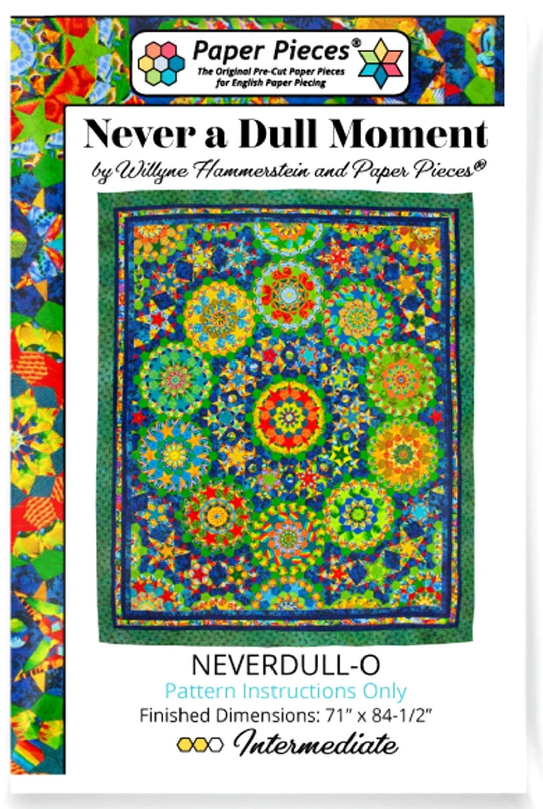Never a Dull Moment * English Paper Piecing Pattern Quilt Pattern* By ...