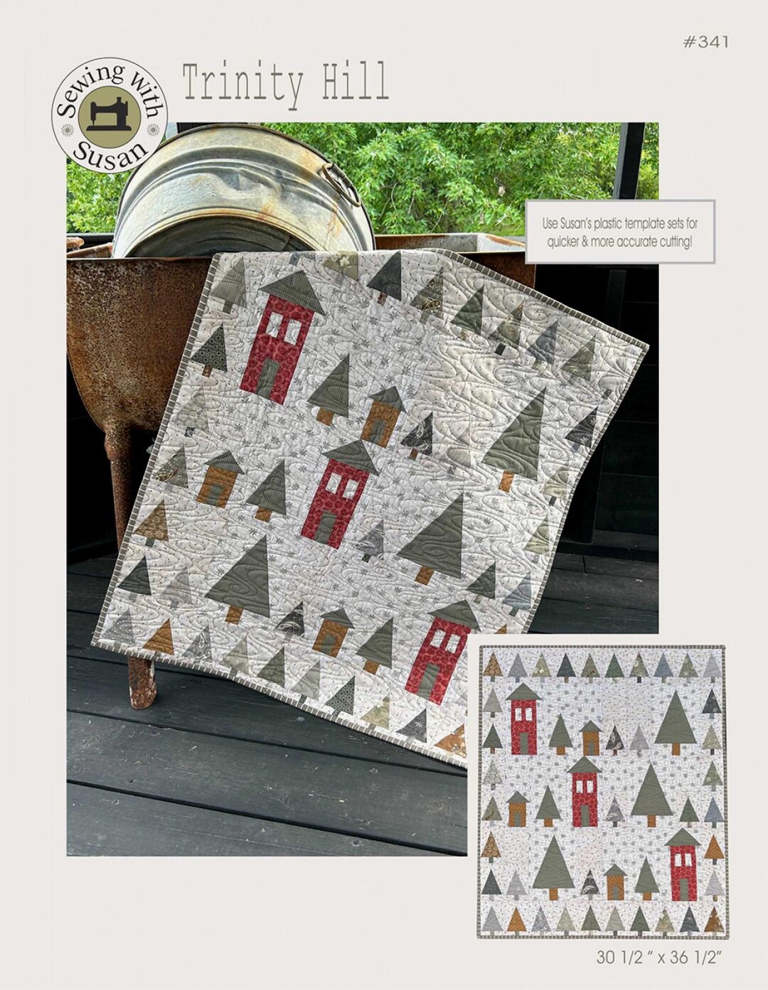 Trinity Hill *quilt Pattern * By: Susan R Marth of Suzn Quilts #341 - Etsy