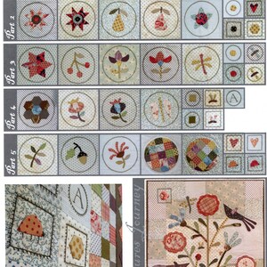 Natures Journey *folk Art Applique and Hand-embroidery Quilt - Sewing ...