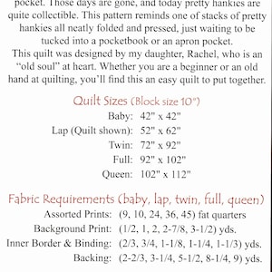 Hanky Panky *A Fat Quarter Quilt Pattern* by Darlene Zimmerman & Rachel ...