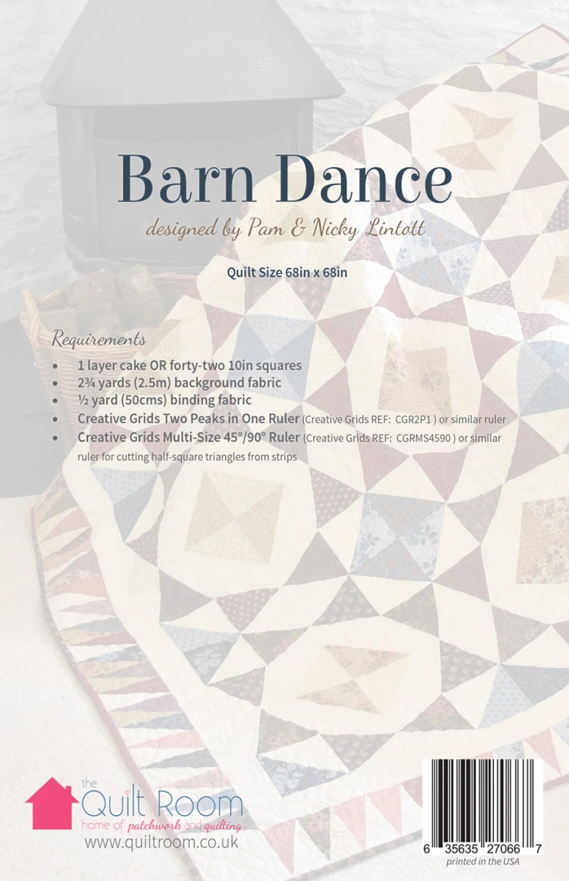 Barn Dance *layer Cake (10x10) Quilt Pattern* By: Pam & Nicky Lintott ...