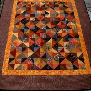 Pumpkin Spice *scrap Quilt Pattern* By: Karen Walker - Laugh Yourself ...