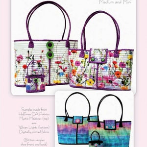 Rockport Totes *bag Sewing Pattern - 3 Sizes* From: Aunties Two ...