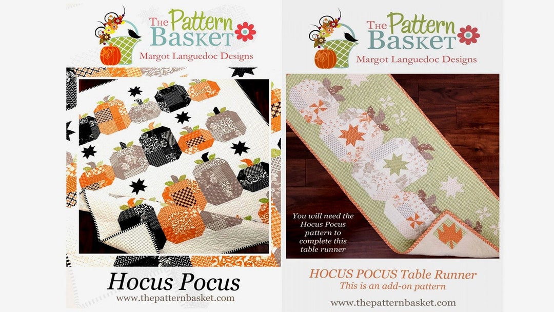Hocus Pocus *quilt Pattern - Layer Cake & Scrap Friendly* And/or Table ...