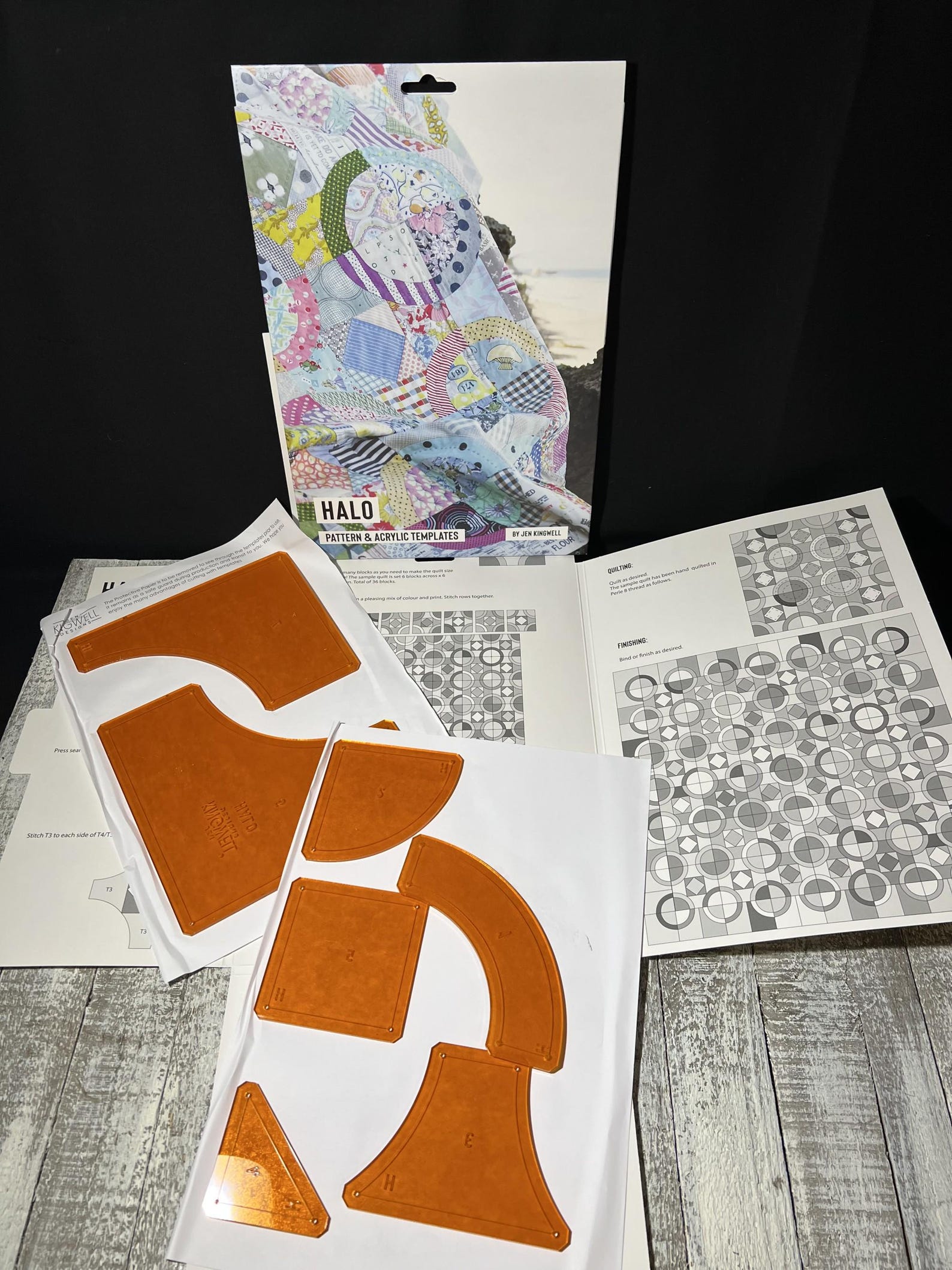 Halo * Pattern & Acrylic Templates* A True Scrap Buster!* by Jen ...