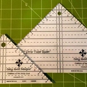 The Strip Tube Ruler *full Size - Acrylic* From: Cozy Quilt Designs - Etsy