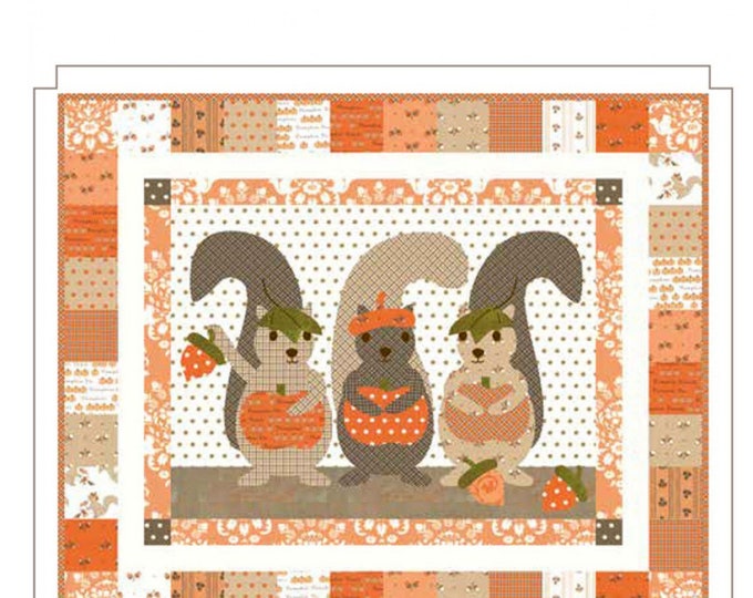 My Squirrelly Friends *mini Quilt Pattern* By: Anne Sutton - Bunny Hill ...